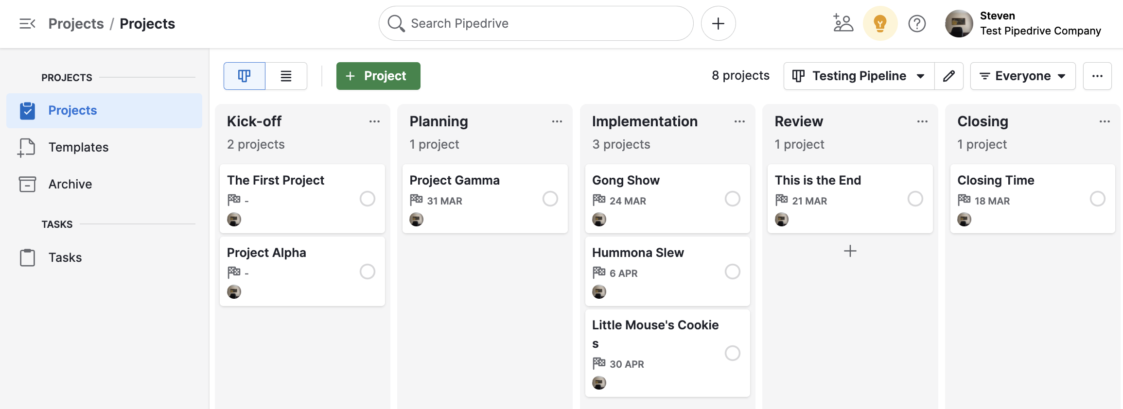 Pipedrive CRM + Project Management Asana vs Pipedrive Projects